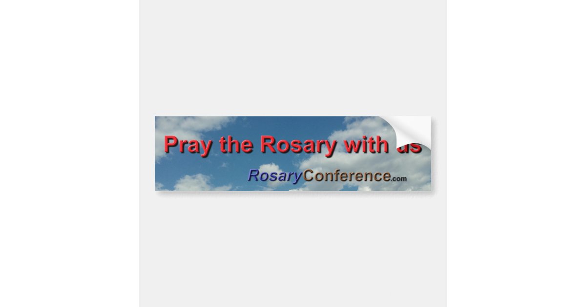 Pray with us Bumper Sticker | Zazzle