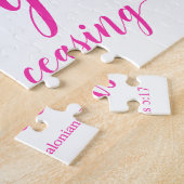 Pray Without Ceasing 1 Thessalonians 5:17 Peony Jigsaw Puzzle | Zazzle