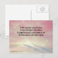Prayer and a Poem for Your Safe Return Postcard | Zazzle