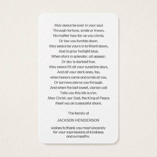 Prayer Cards | Boat & Sunset | Zazzle