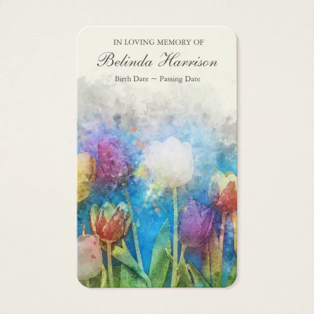 Prayer Cards | Flowers | Zazzle