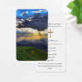 Prayer Cards | Heavenly Sky | Zazzle