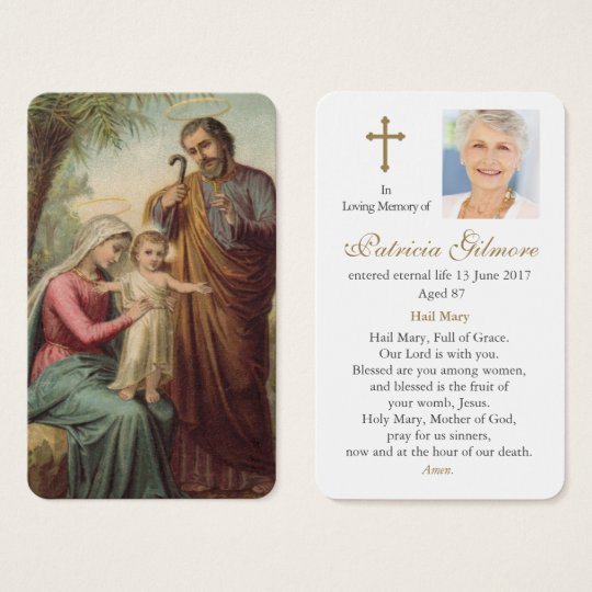 Prayer Cards | Holy Family 1 | Zazzle.com