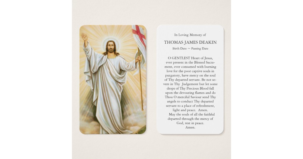 Prayer Cards | Jesus 2 | Zazzle