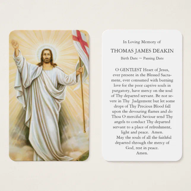 Prayer Cards | Jesus 2 | Zazzle