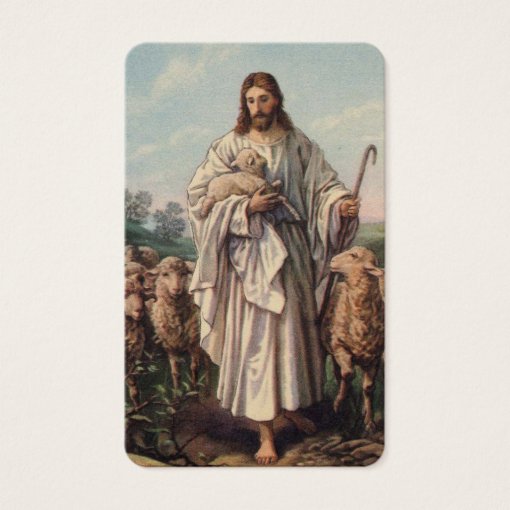 Prayer Cards | Jesus Good Shepherd 6 | Zazzle