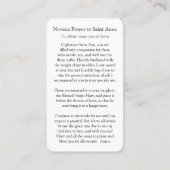 Prayer Cards | Novena Prayer to St Anne 2 | Zazzle