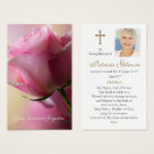 Prayer Cards | Pink Rose 1 | Zazzle.com