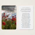 Prayer Cards | Poppy | Zazzle