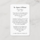 Prayer Cards | St. Agnes of Rome 1 | Zazzle
