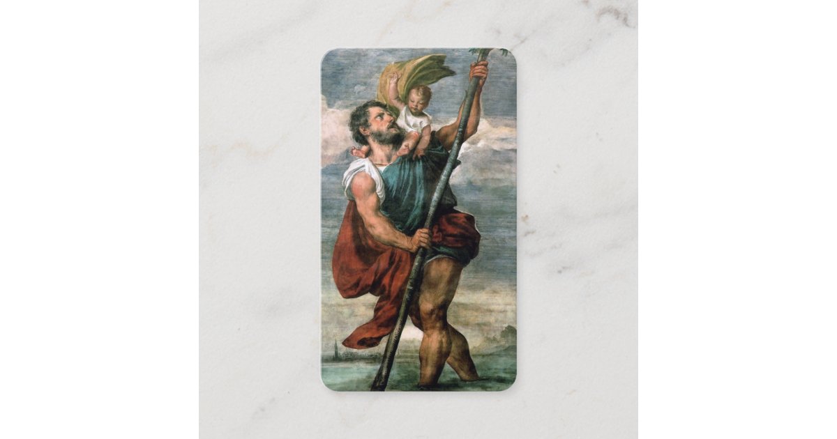 Prayer Cards | St Christopher Travel | Zazzle