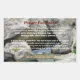 Prayer For Peace Rectangular Sticker | Zazzle