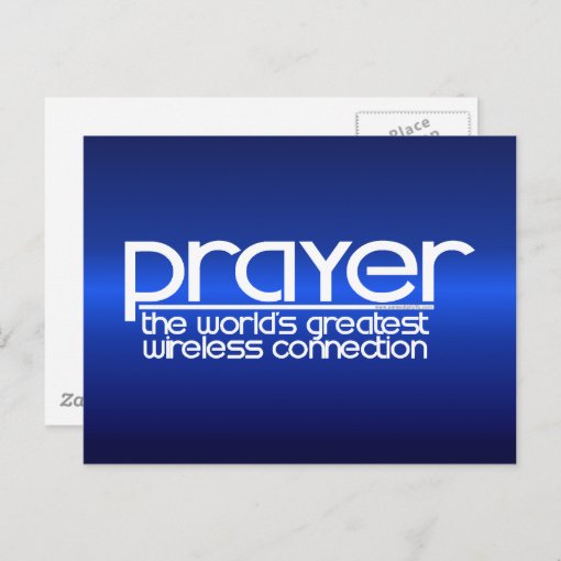 PRAYER POSTCARD | Zazzle