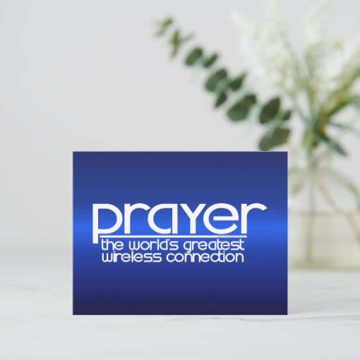 PRAYER POSTCARD | Zazzle