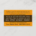 Prayer Testimony.Ministry.Praise Report Handout Business Card | Zazzle