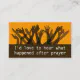 Prayer Testimony.Ministry.Praise Report Handout Business Card | Zazzle