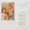 Prayer to St. Anne, Catholic Prayer Card | Zazzle
