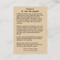 Prayer to St. John the Apostle of Jesus Holy Card | Zazzle