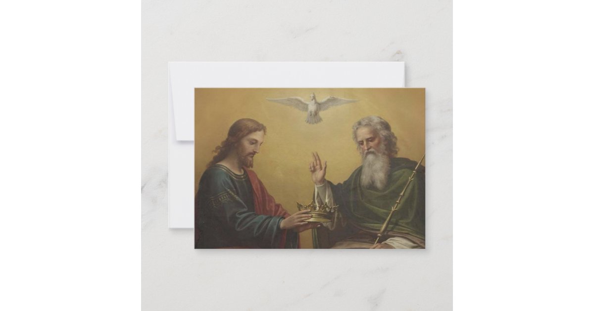 Prayer to the Holy Trinity Prayer Card | Zazzle