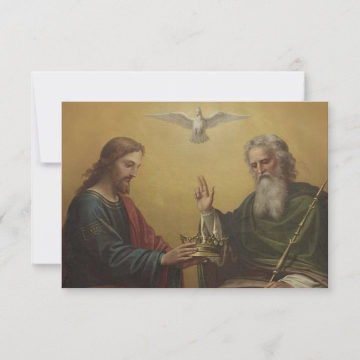 Prayer to the Holy Trinity Prayer Card | Zazzle
