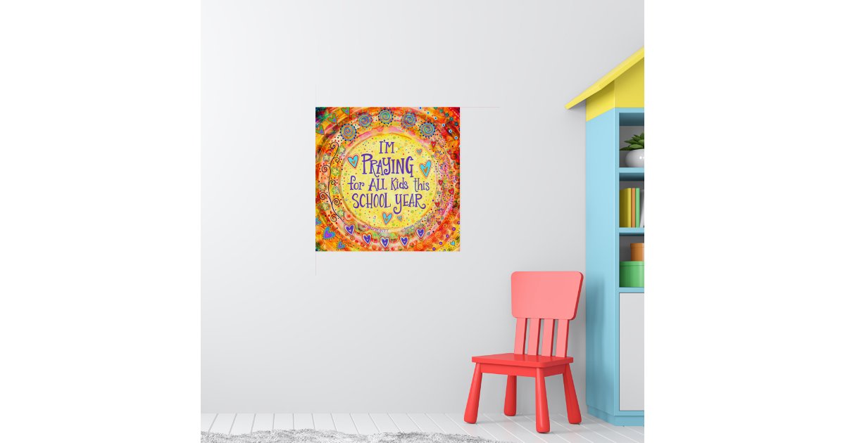Praying for Students Inspirivity Classroom Student Poster | Zazzle