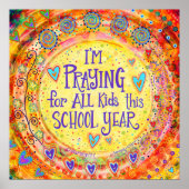 Praying for Students Inspirivity Classroom Student Poster | Zazzle