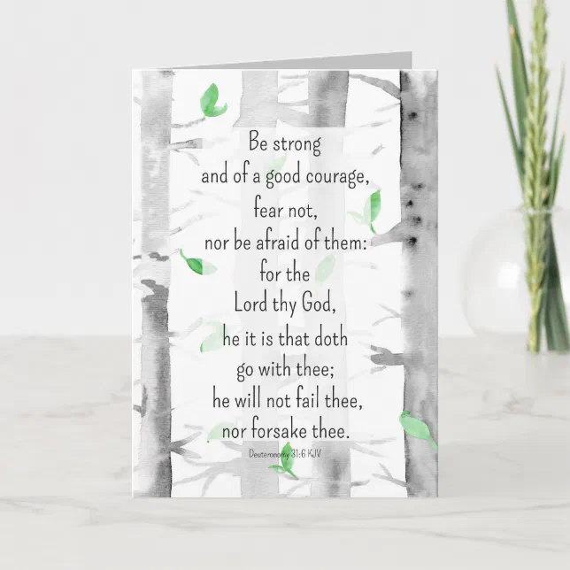 Praying For You Religious Encouragement Aspen Tree Card | Zazzle