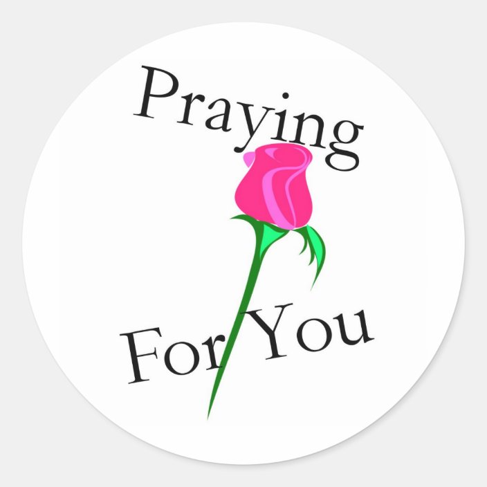Praying for you sticker | Zazzle.com