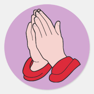 Praying Hands Stickers | Zazzle