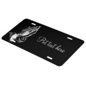 Praying hands license plate | Zazzle