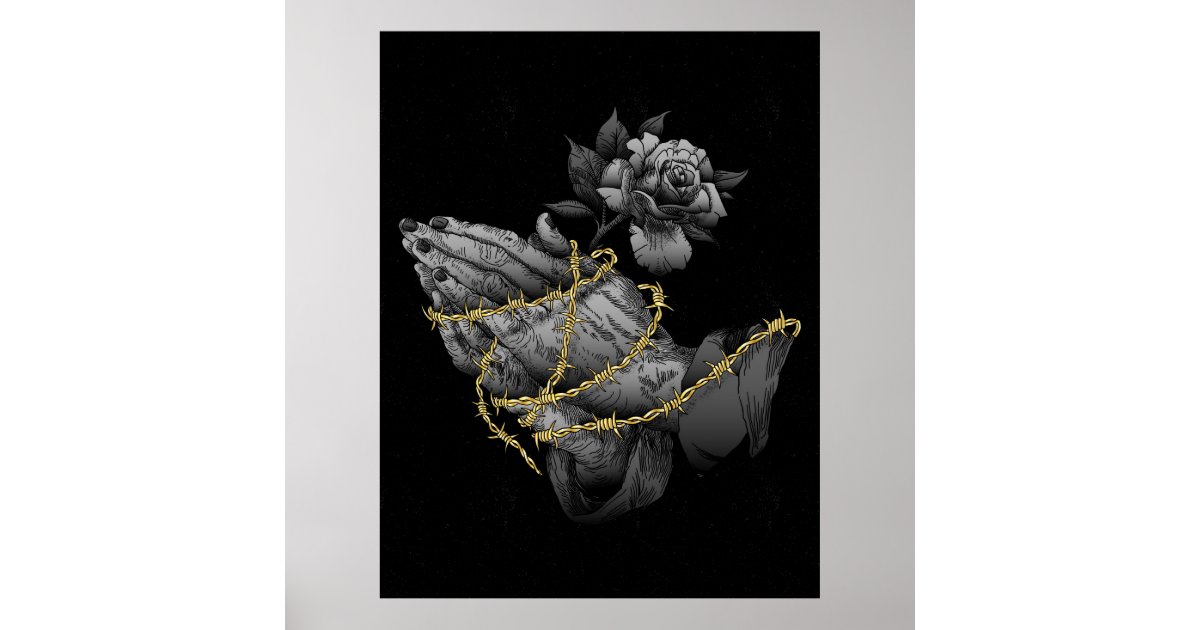 Praying Hands Poster | Zazzle