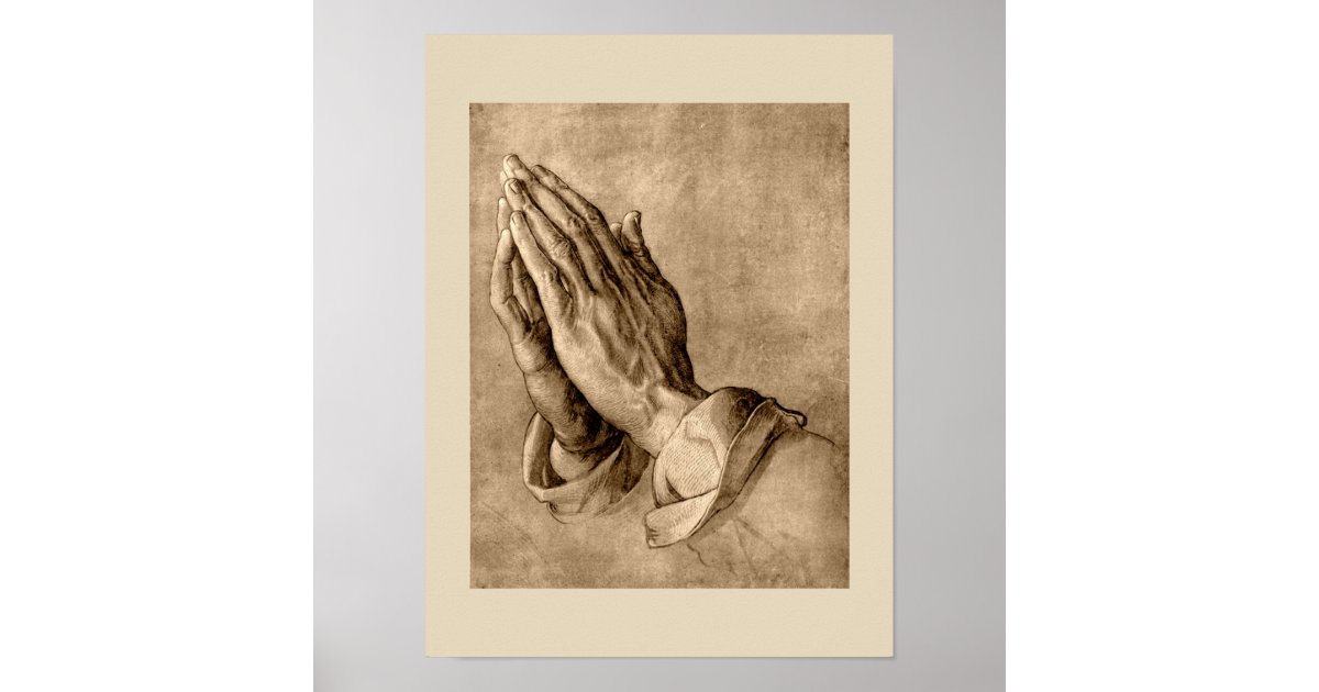 Praying Hands Poster | Zazzle