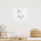 Praying Hands Poster | Zazzle