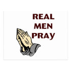 Real Men Pray Postcard | Zazzle.com