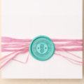 Pre Made Peel Stick Custom Business Logo Wax Seal Sticker | Zazzle