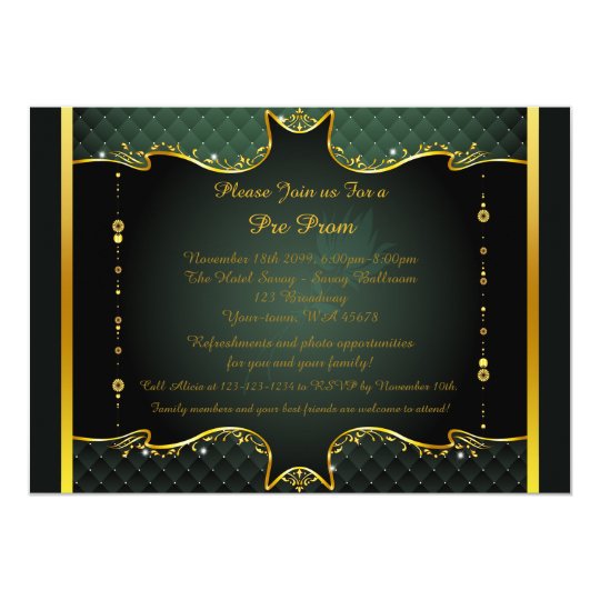 Pre-Prom invitation, Pre-Prom, Quinceanera,Sweet16 Invitation | Zazzle.com