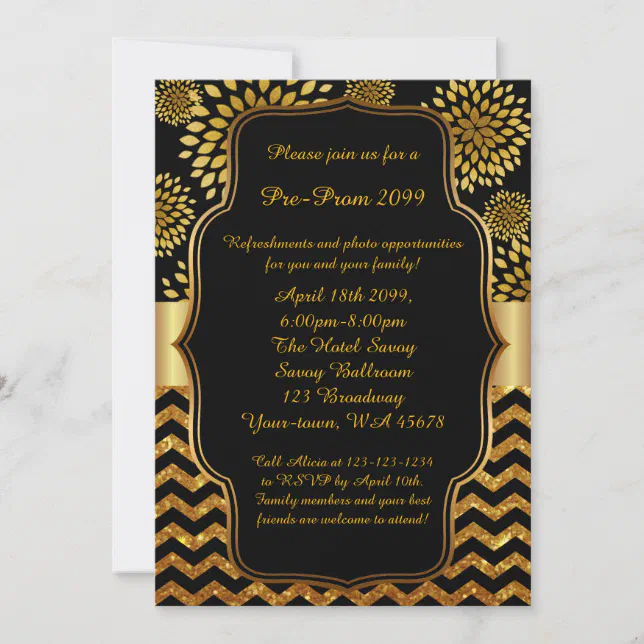 Pre-Prom invitation, Pre-Prom, Quinceanera,Sweet16 Invitation | Zazzle