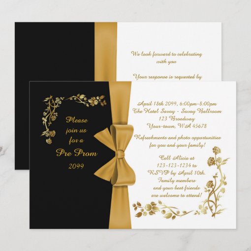 Pre-Prom invitation, Pre-Prom, Quinceanera,Sweet16 Invitation | Zazzle