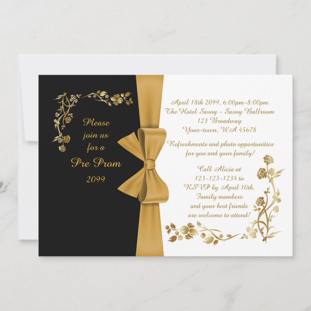 Pre-Prom invitation, Pre-Prom, Quinceanera,Sweet16 Invitation | Zazzle