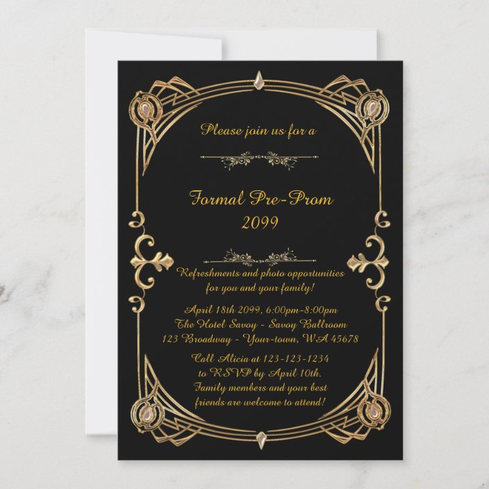 Pre-Prom invitation, Pre Prom, Quinceanera,Sweet16 Invitation | Zazzle.com
