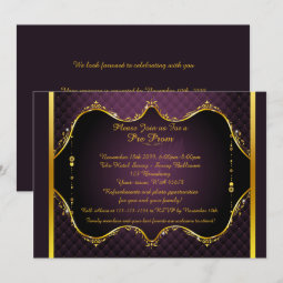 Pre-Prom invitation, Pre-Prom, Quinceanera,Sweet16 Invitation | Zazzle