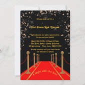 Pre-Prom invitation, Pre Prom,Red-Carpet,15th,16th Invitation | Zazzle