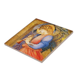 Pre-Raphaelite Christmas Angel Ceramic Tile | Zazzle