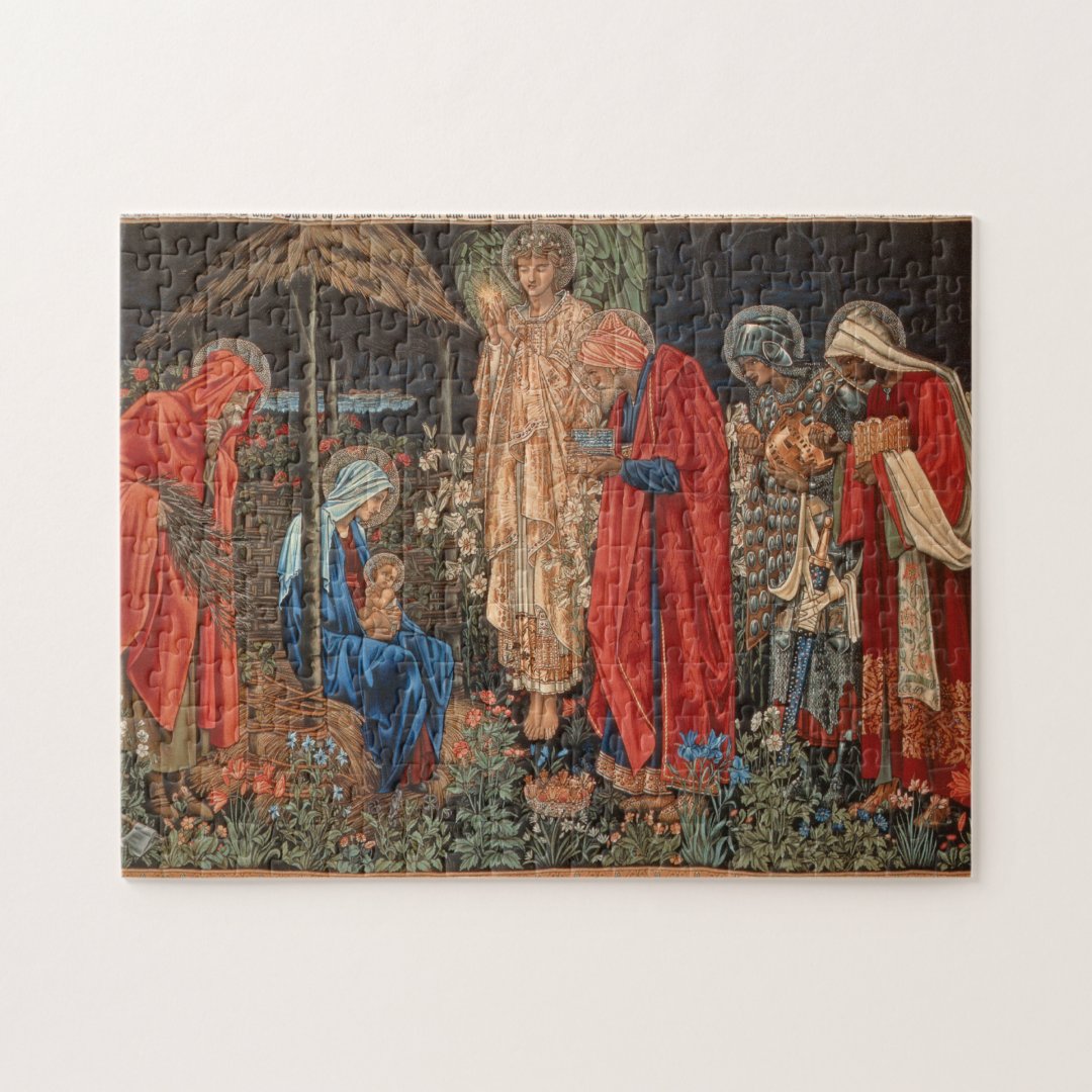 Pre-Raphaelite Nativity Scene Puzzle | Zazzle