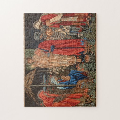 Pre-Raphaelite Nativity Scene Puzzle | Zazzle
