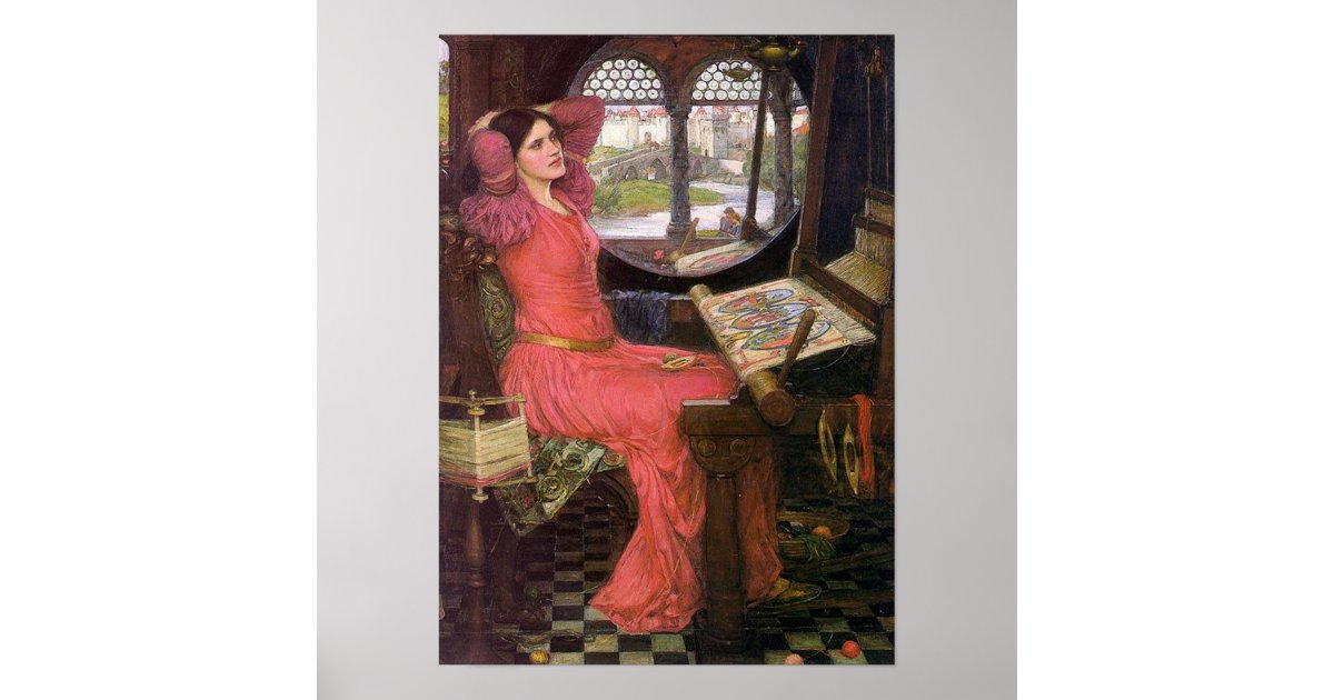 Pre-Raphaelite Poster By John Waterhouse | Zazzle