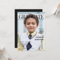 Pre-School Kindergarten Graduation Magazine Cover Invitation | Zazzle