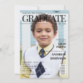 Pre-School Kindergarten Graduation Magazine Cover Invitation | Zazzle