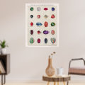 Precious and Semiprecious Stones Poster | Zazzle