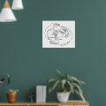 Precious Gift One Line Design Poster | Zazzle